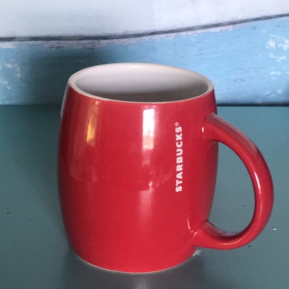Starbucks | Dining | Starbucks Classic Red 4 Oz Printed Logo Mug | Poshmark